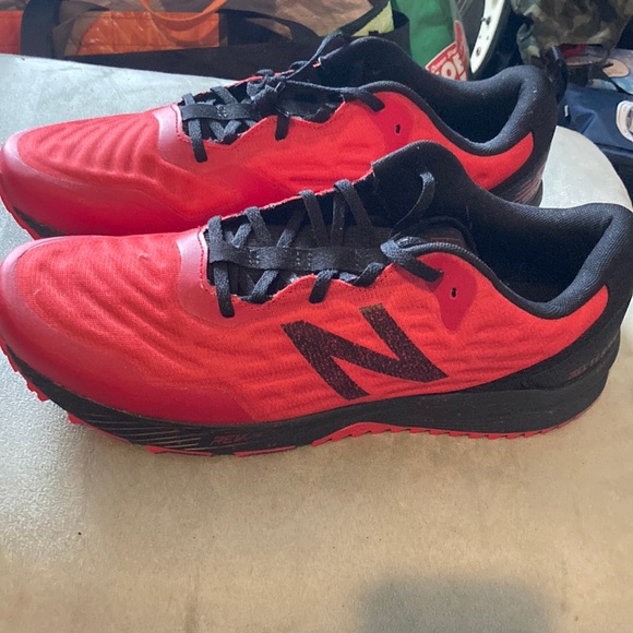 New Balance | Shoes | New Balance Red And Black Trail Running Shoes ...
